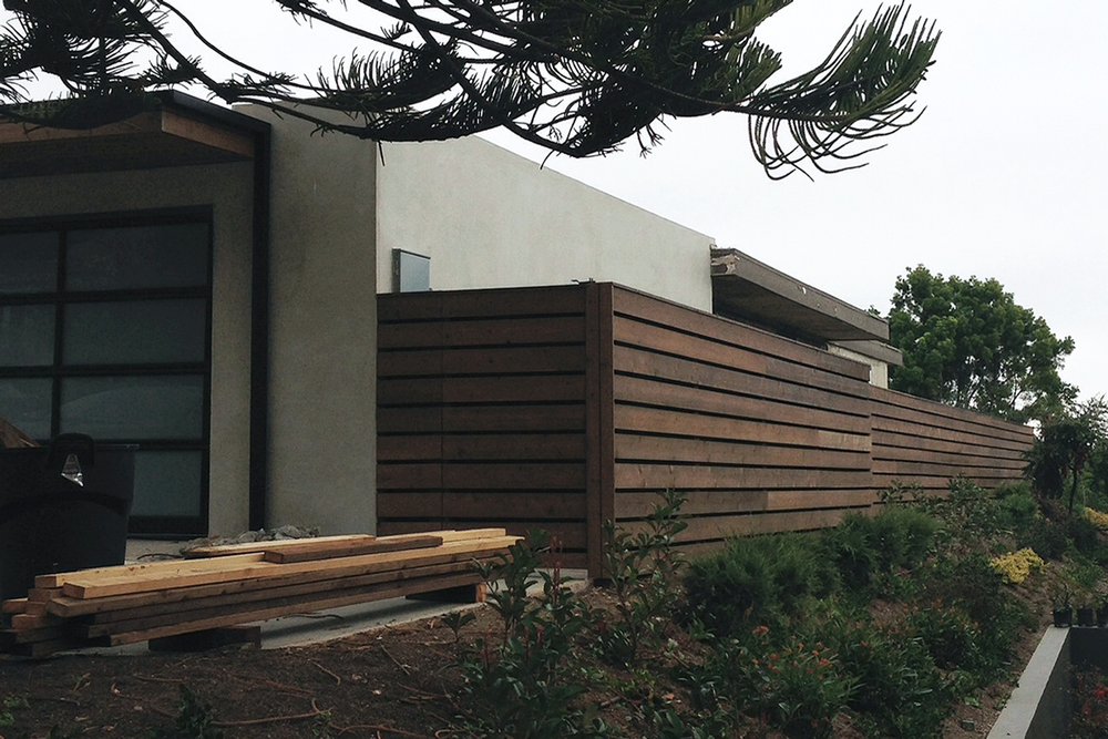 Mid Century Modern Fence
