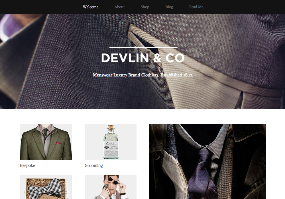 New Business Templates: Aviator and Devlin — The Official Squarespace ...
