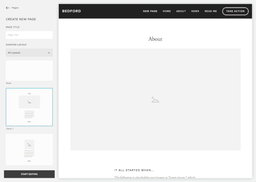 Build a Stunning Website Page with Starter Layouts — The Official ...