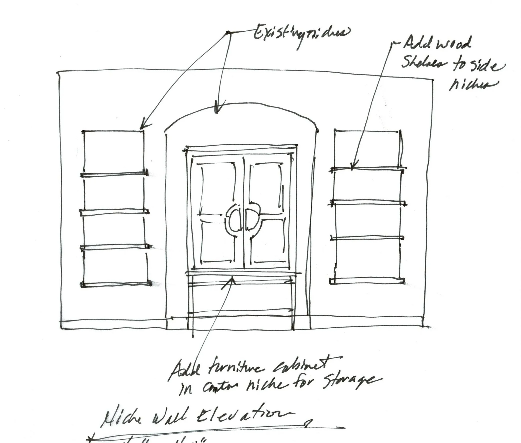 Working With Existing Niches in this Home Office Update — DESIGNED