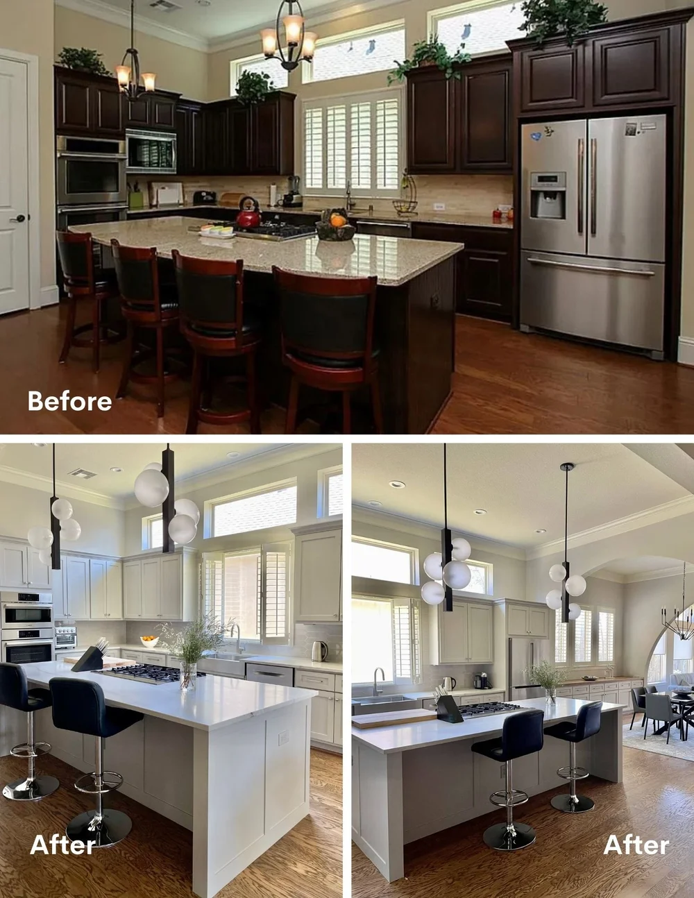 Partial Kitchen Remodel - A Dark Kitchen Gets a Fresh Update — DESIGNED