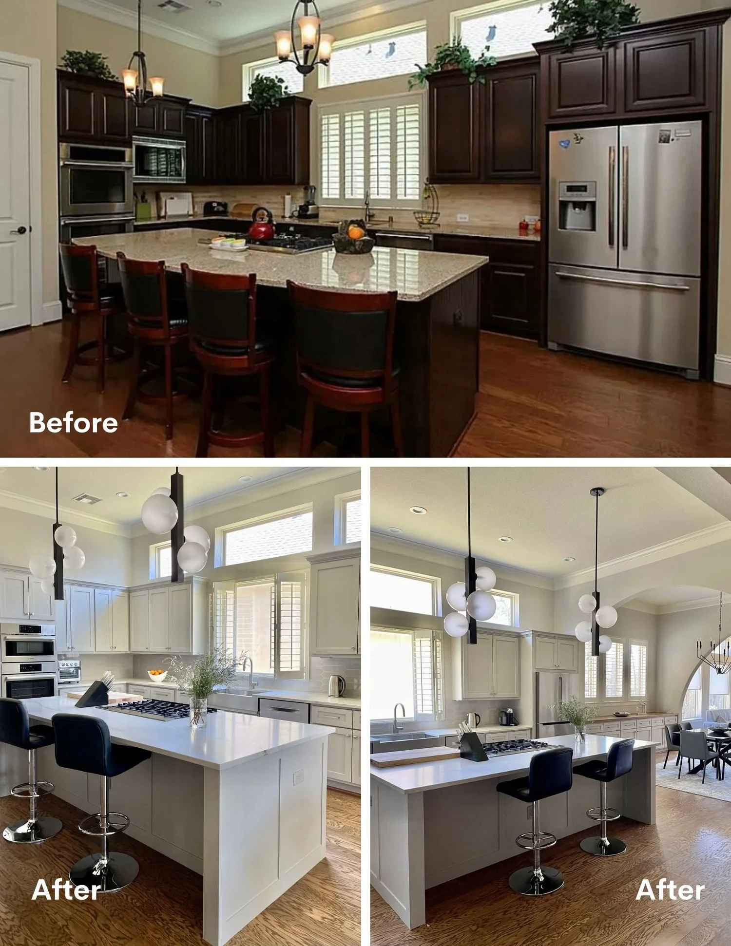 Partial Kitchen Remodel - A Dark Kitchen Gets a Fresh Update — DESIGNED