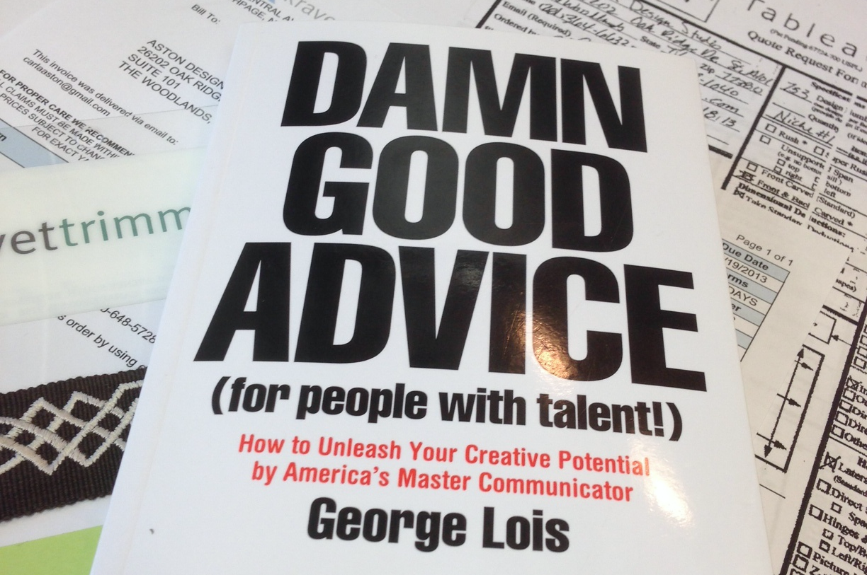 More Good Advice: Buy The Book, 'D*mn Good Advice', by George Lois ...