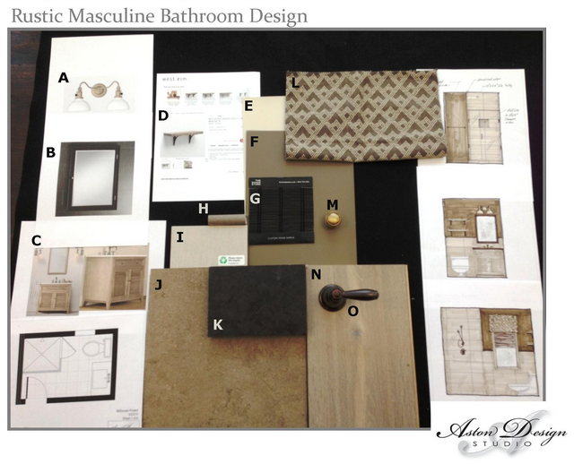 Interior Design Sample Board