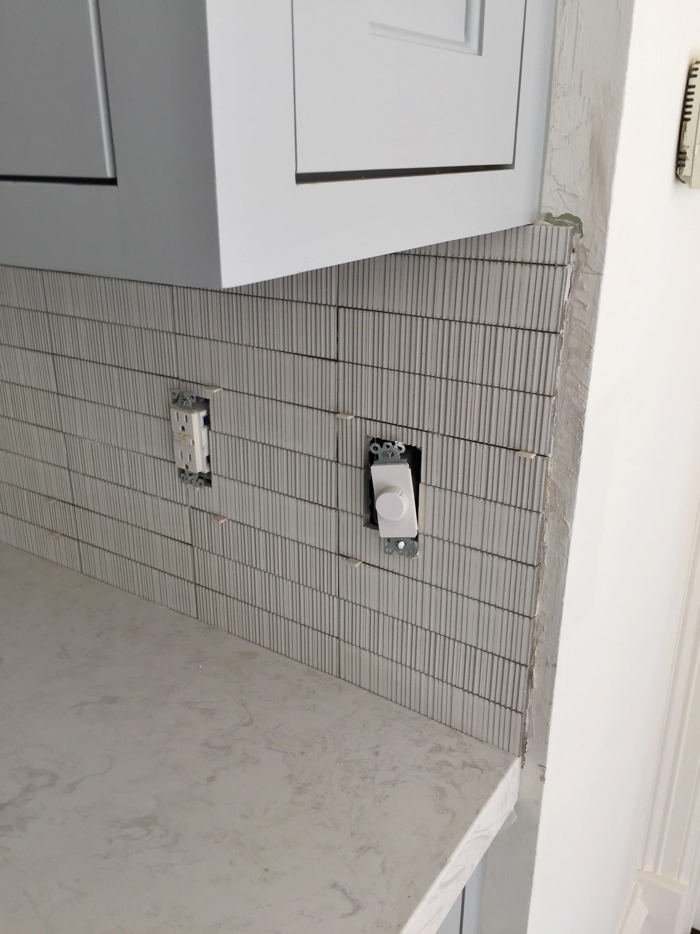 Ending Tile On Backsplash Tile Backsplash Where To End? : R/DIY
