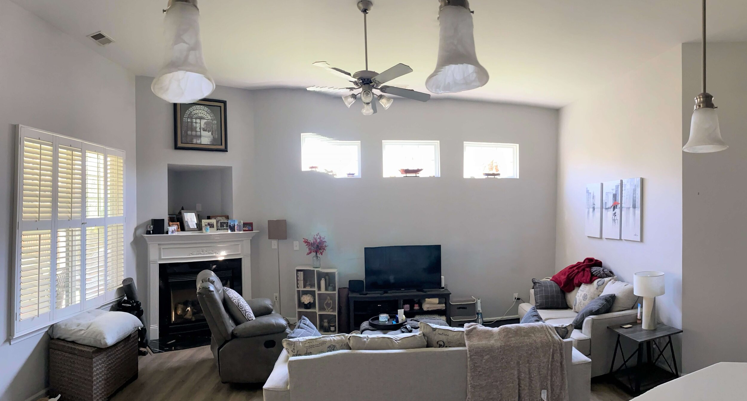 TV And Fireplace Wall Dilemma Solved! — DESIGNED TV And Fireplace Wall Dilemma Solved! — DESIGNED