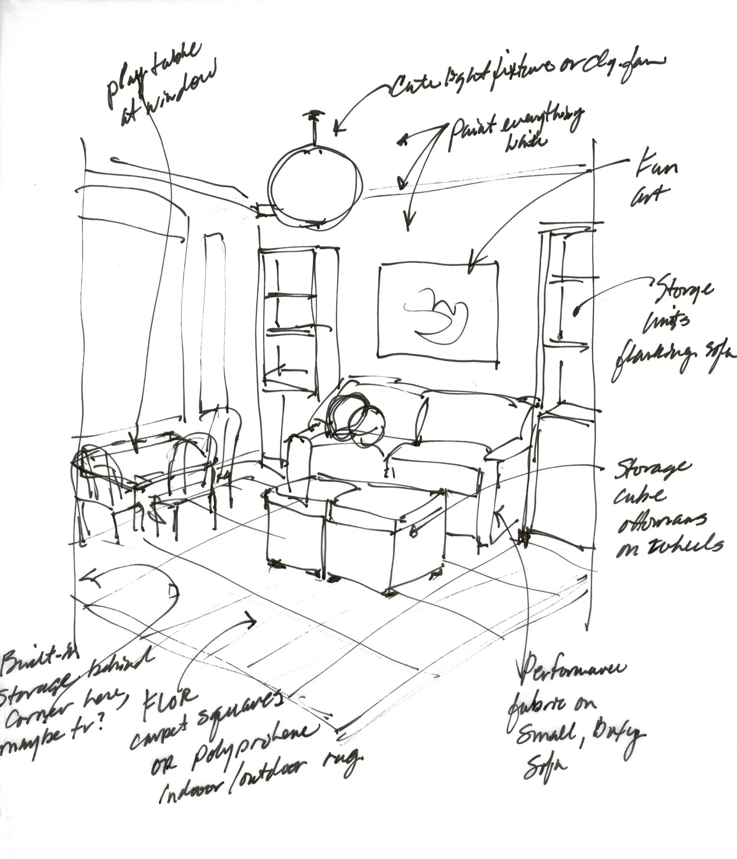 Converting a Dining Room to a Playroom — DESIGNED