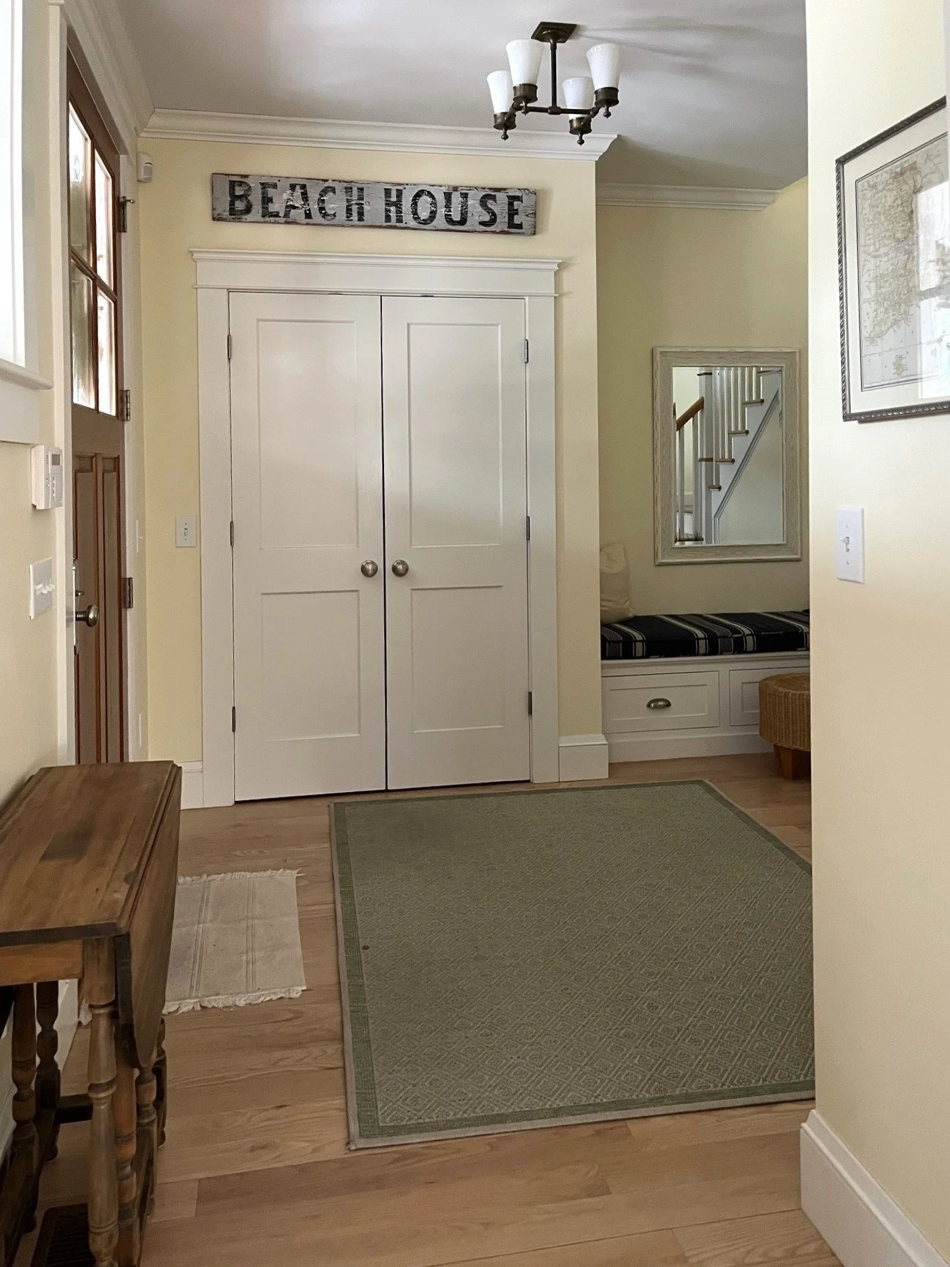 This Coastal Home Foyer Will Have you Ready for the Beach! — DESIGNED