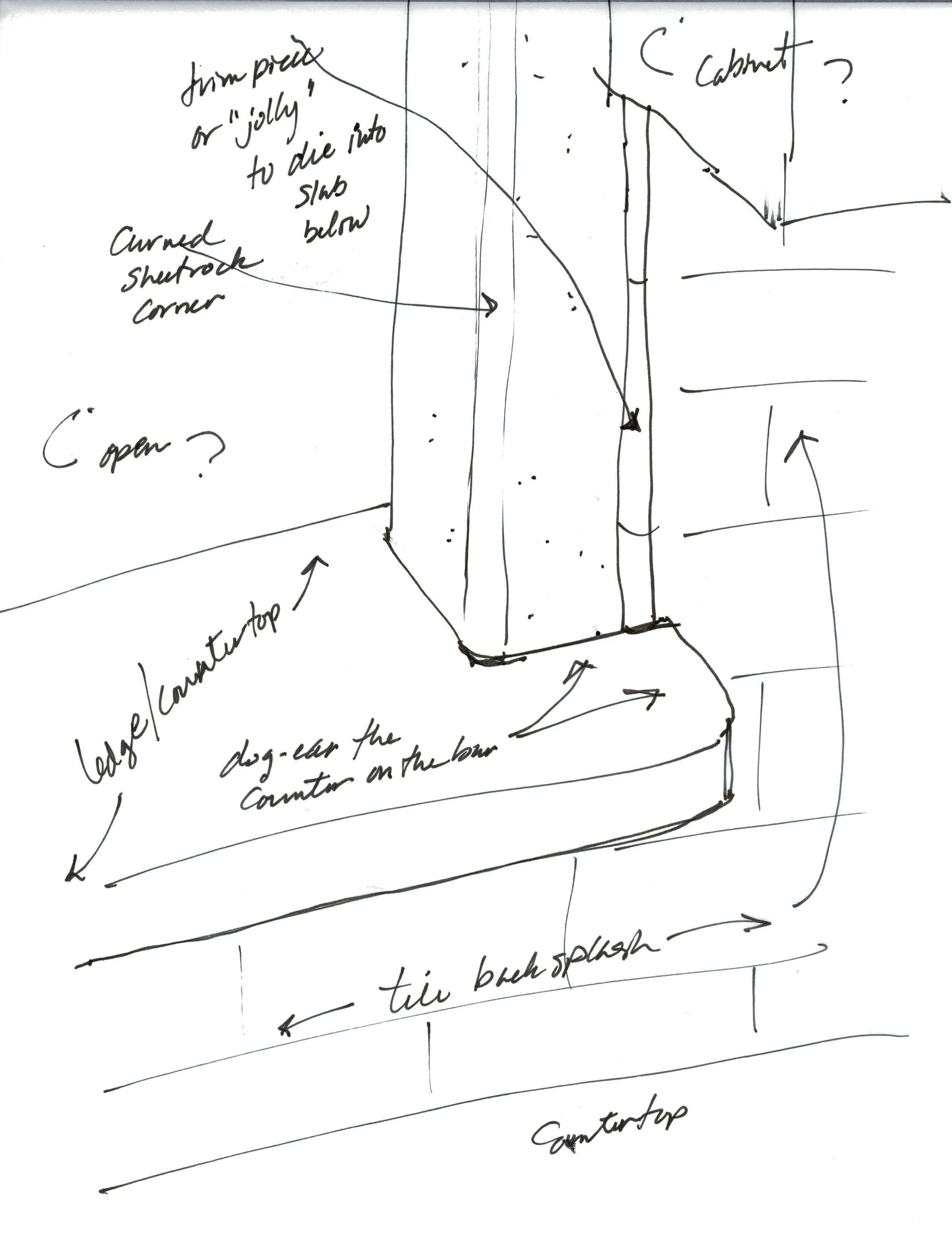 How To Detail A Backsplash Ending at a Raised Bar — DESIGNED