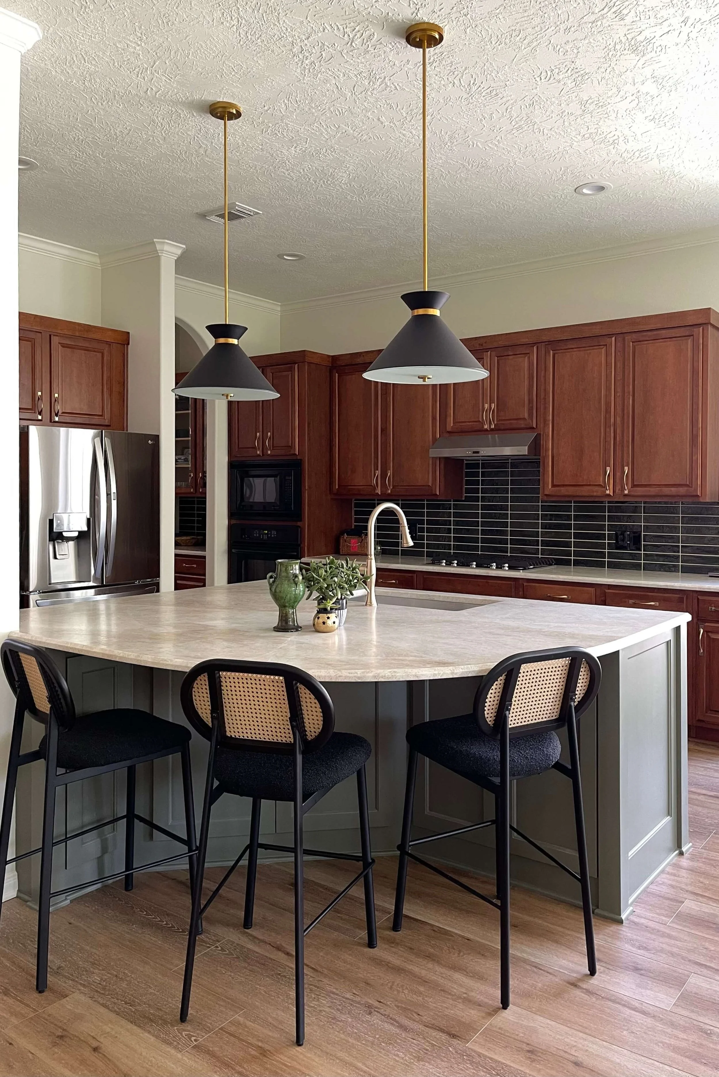 Turn Your Kitchen's Bar Into a Beautiful Kitchen Island — DESIGNED