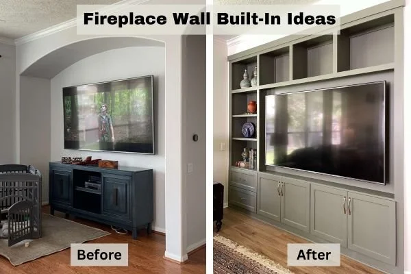 BEFORE AND AFTER - How To Update Your Deep Cabinetry To House A Big ...