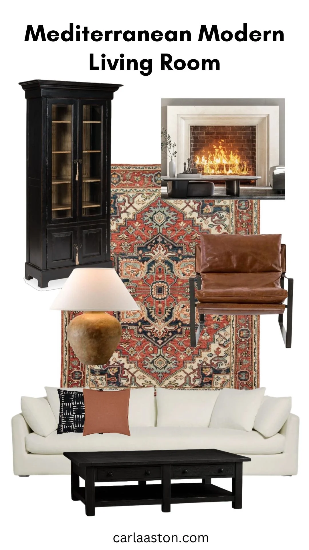 Blending Mediterranean and Modern Styles for a Living Room — DESIGNED