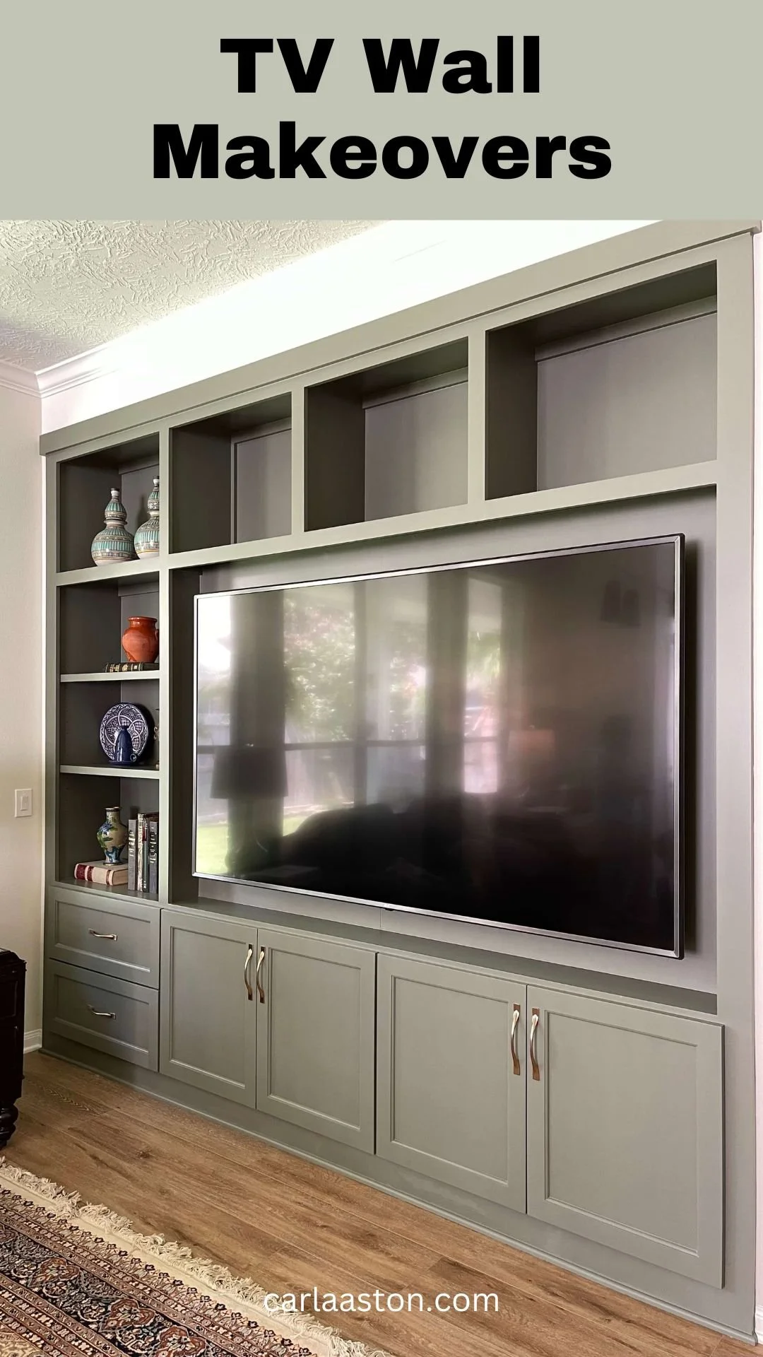 BEFORE AND AFTER - How To Update Your Deep Cabinetry To House A Big ...