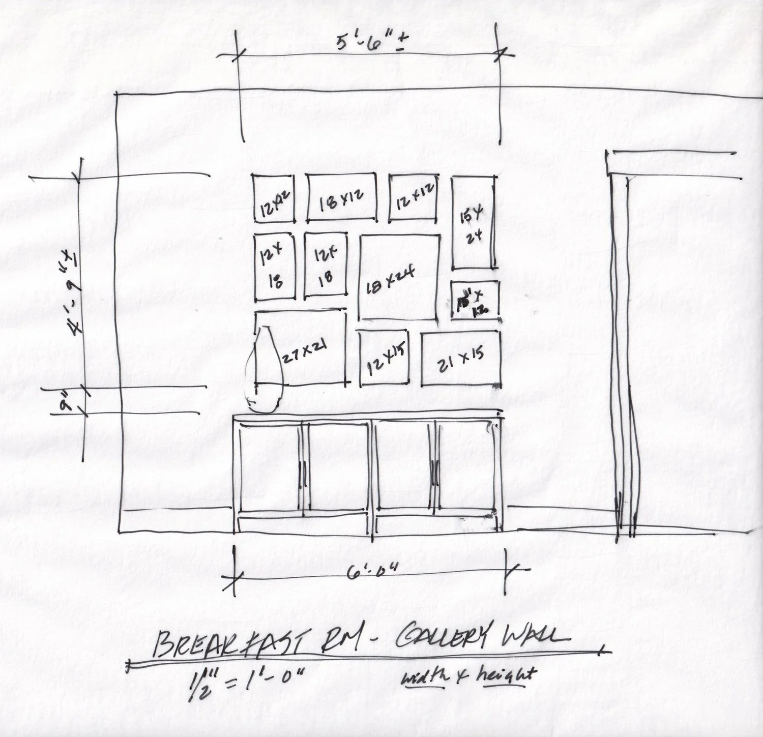 How to Layout a Gallery Wall in a Long Hallway — DESIGNED