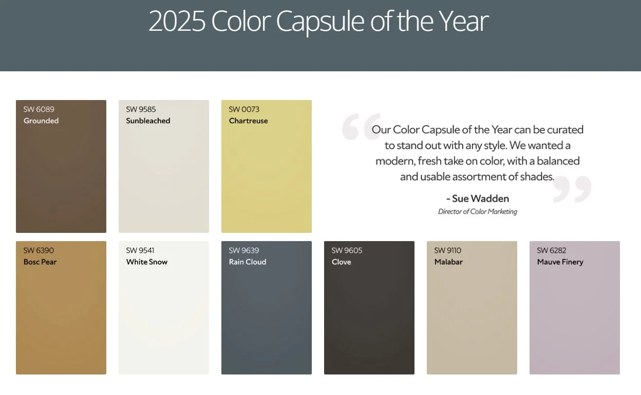 2025 Colors of the Year - Which is Your Fave? — DESIGNED
