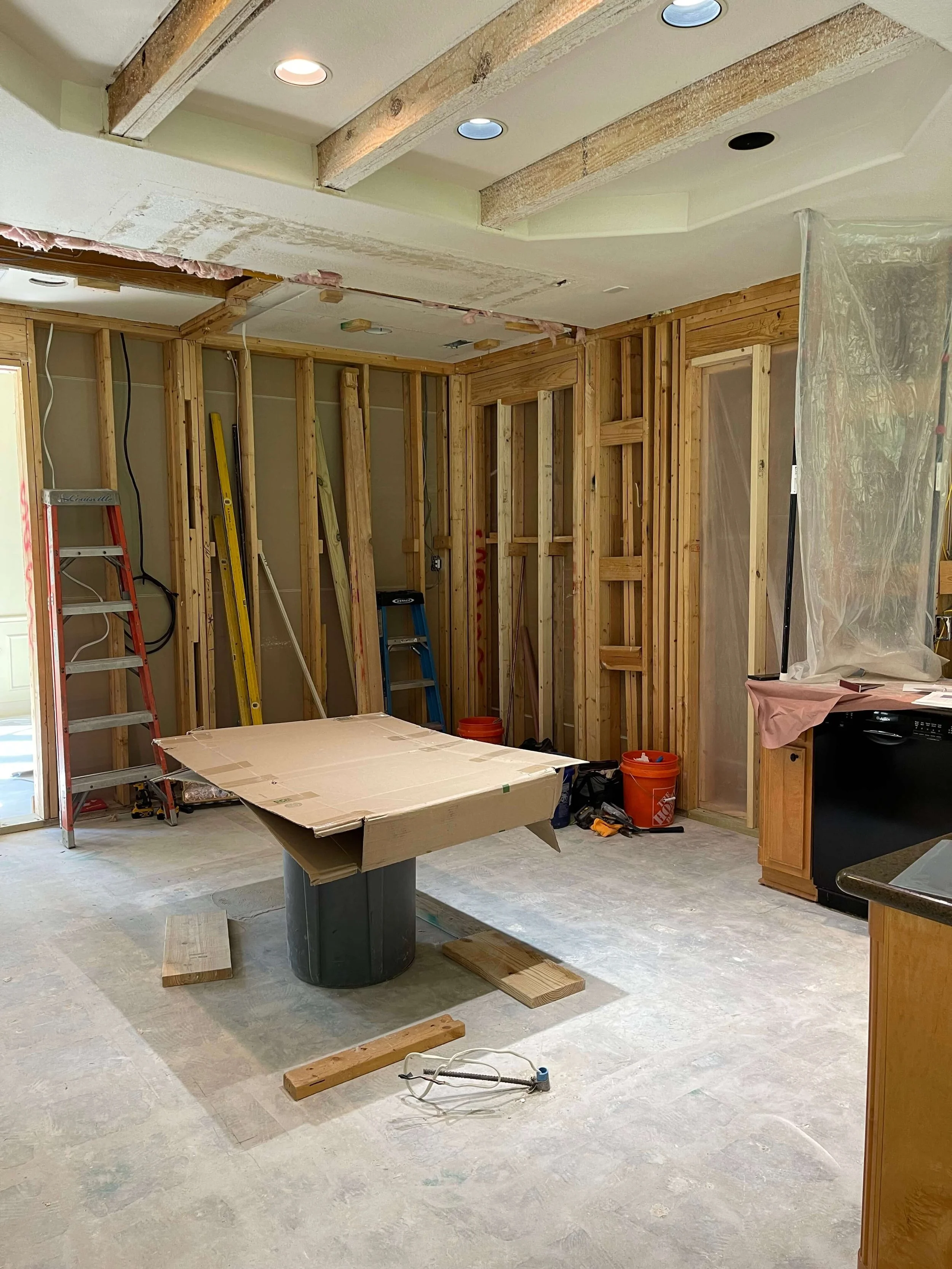 A Kitchen Remodel in Progress, Designed for Better Accessibility — DESIGNED