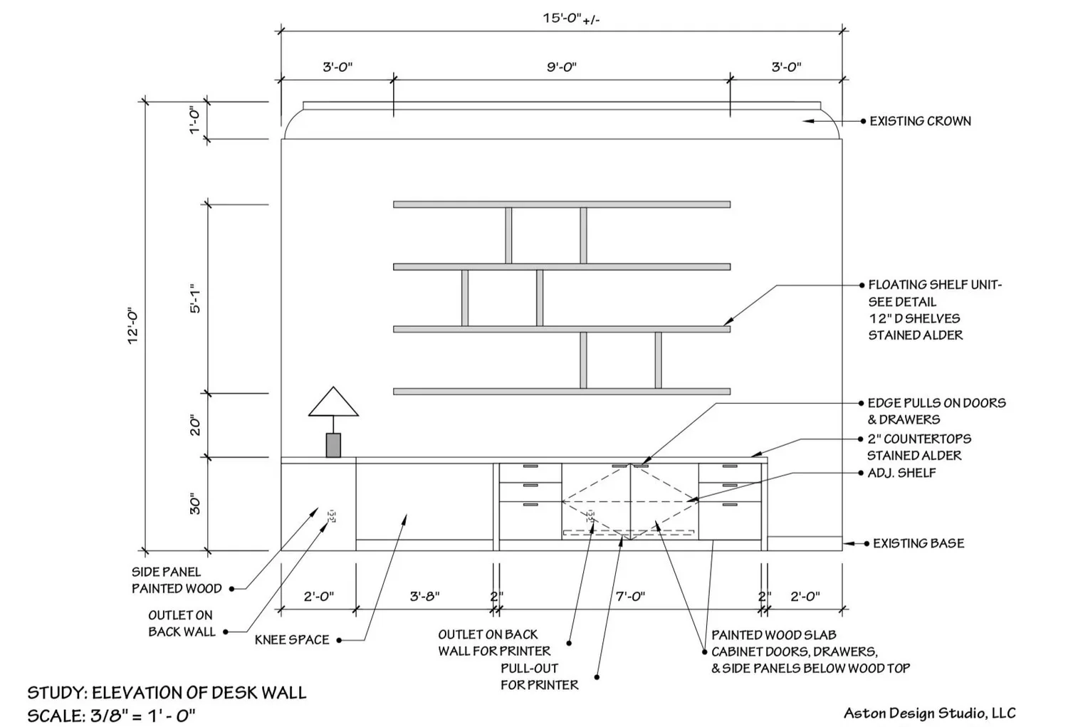 More Rooms Designed for a Remodel - Study and Powder Room — DESIGNED