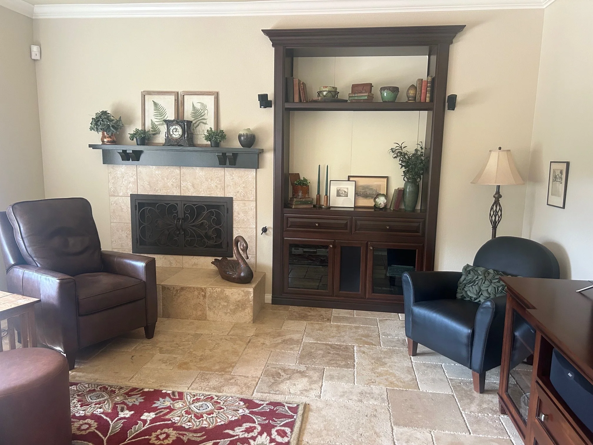 Another Fireplace / Bookshelf Wall Gets a Facelift! — DESIGNED