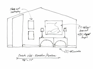 A Living Room Fireplace / TV Wall Challenge Involving the Furniture ...