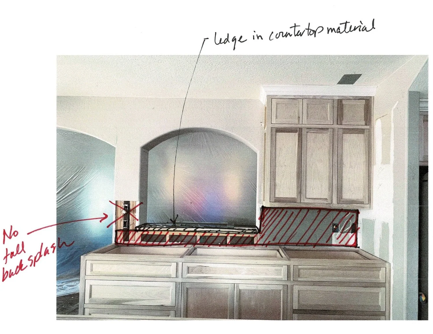 How To Detail A Backsplash Ending at a Raised Bar — DESIGNED