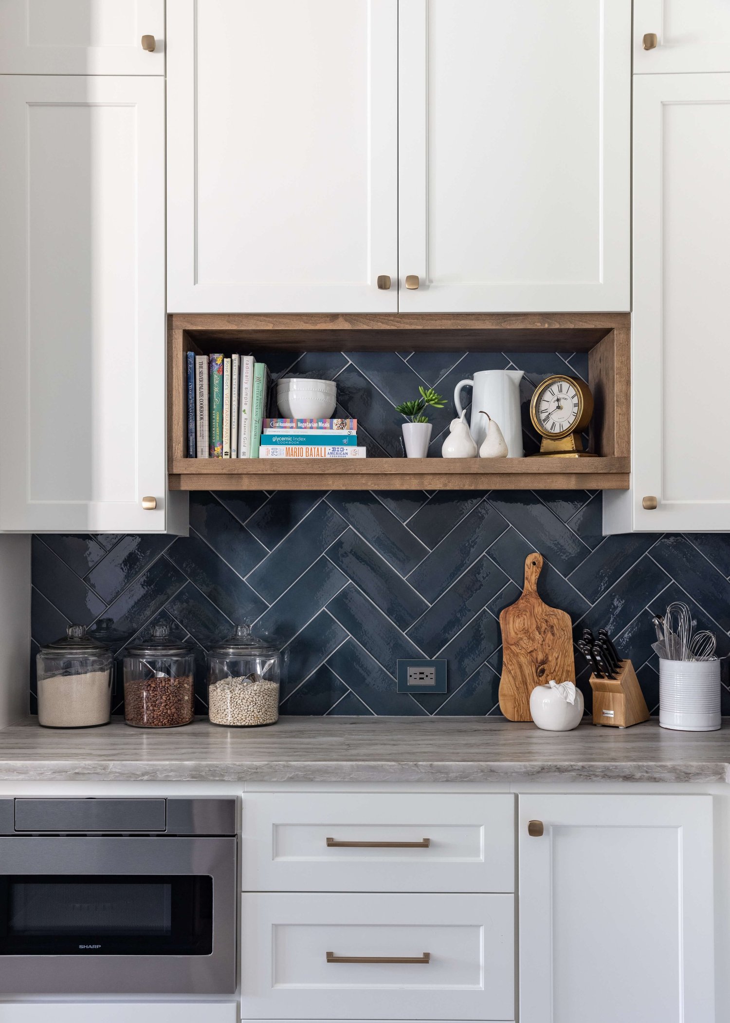 5 Ways to Make a Wall of Boring Cabinetry More Interesting — DESIGNED