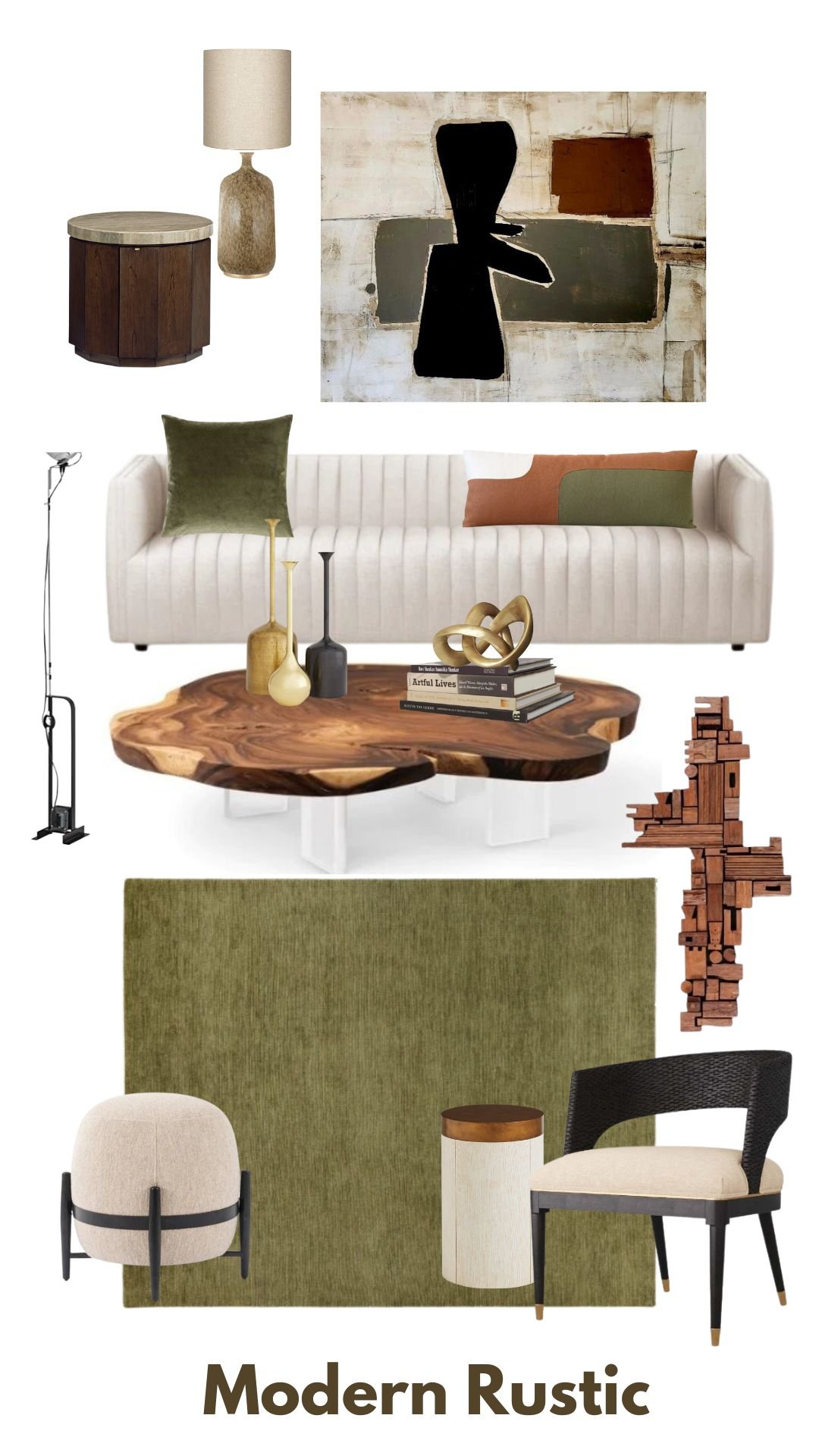 Decor Storyboard - Modern Rustic Style Home — DESIGNED