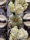 Thanksgiving Table in Neutral Cream, Brown and Gray — DESIGNED