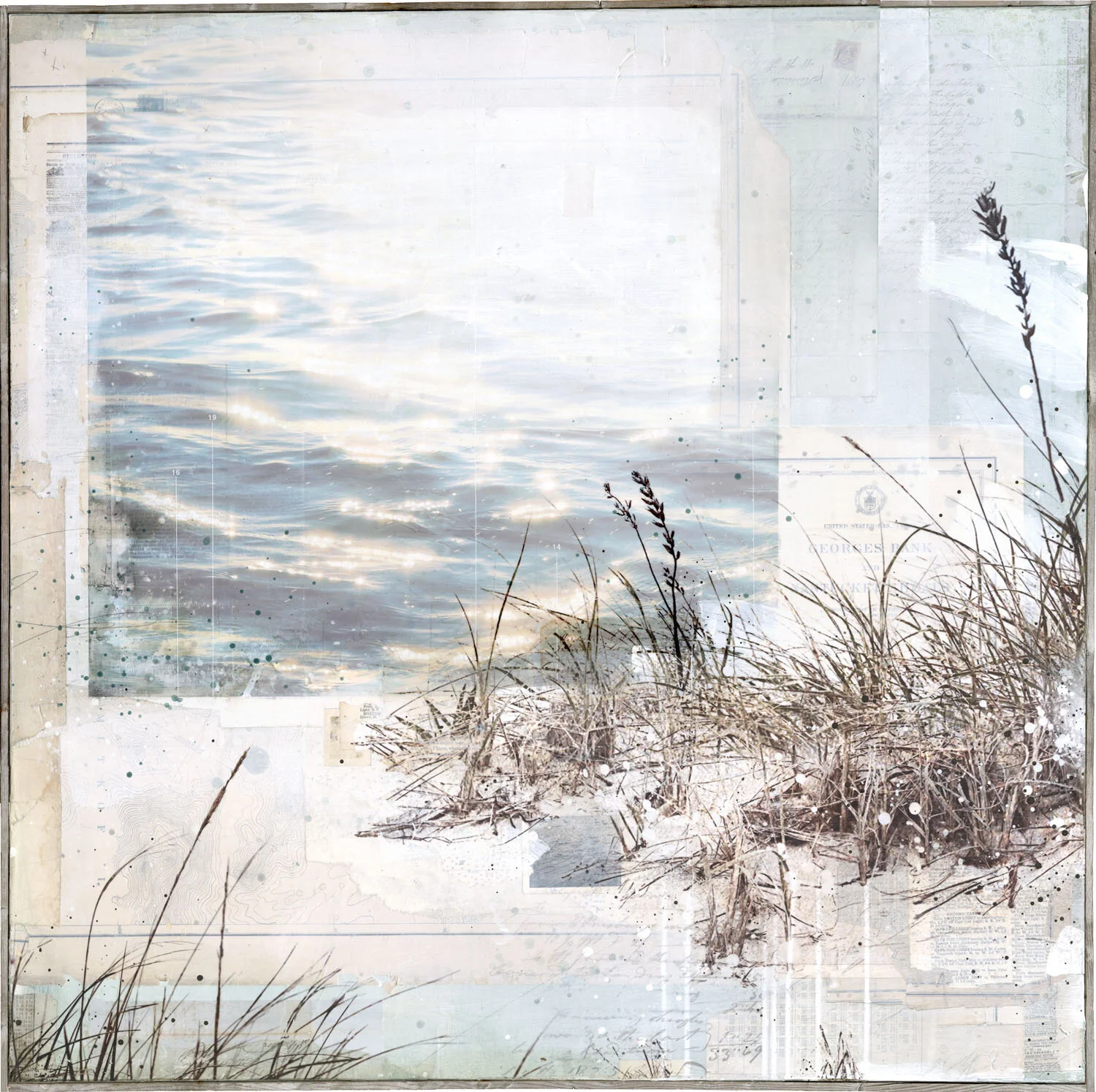 Mixed Media Collage Artwork from Boston New England Artist Mae ...