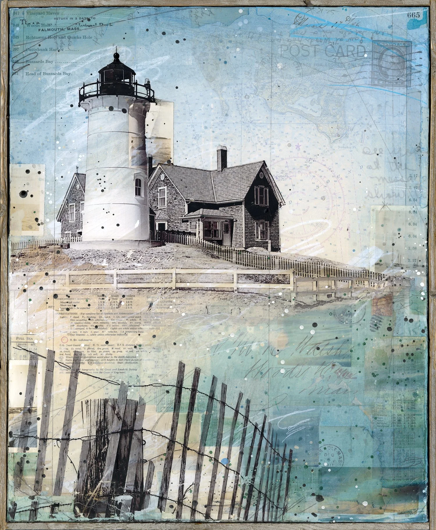 Mixed Media Collage Artwork from Boston New England Artist Mae ...