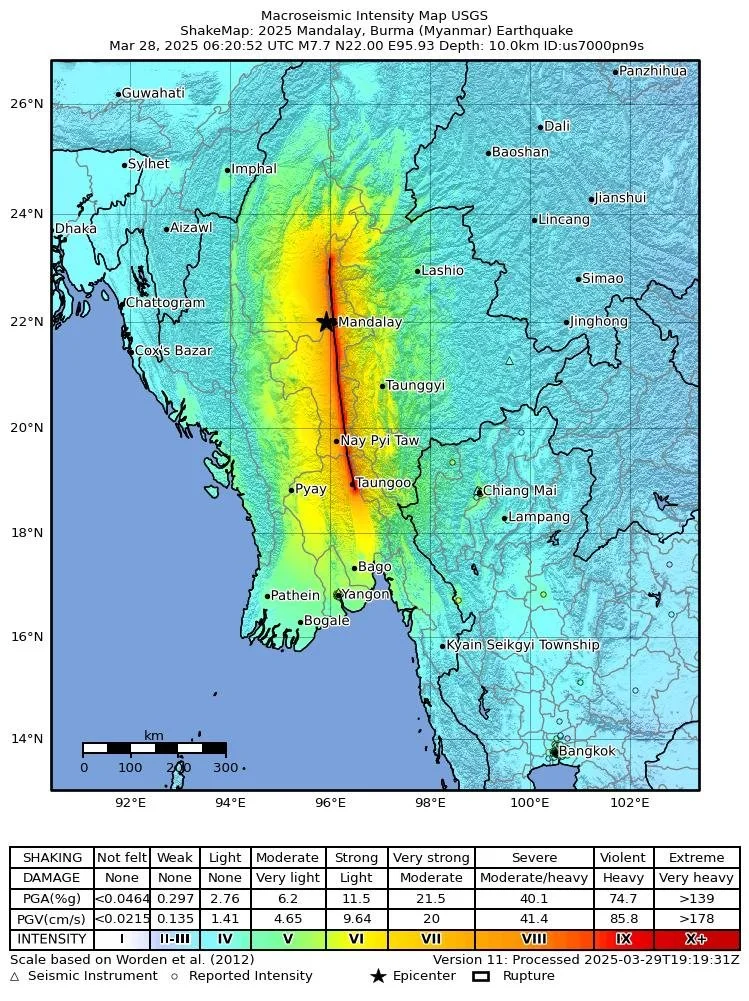 Seismic Analysis | 2025 Myanmar Quake — BUILDERA