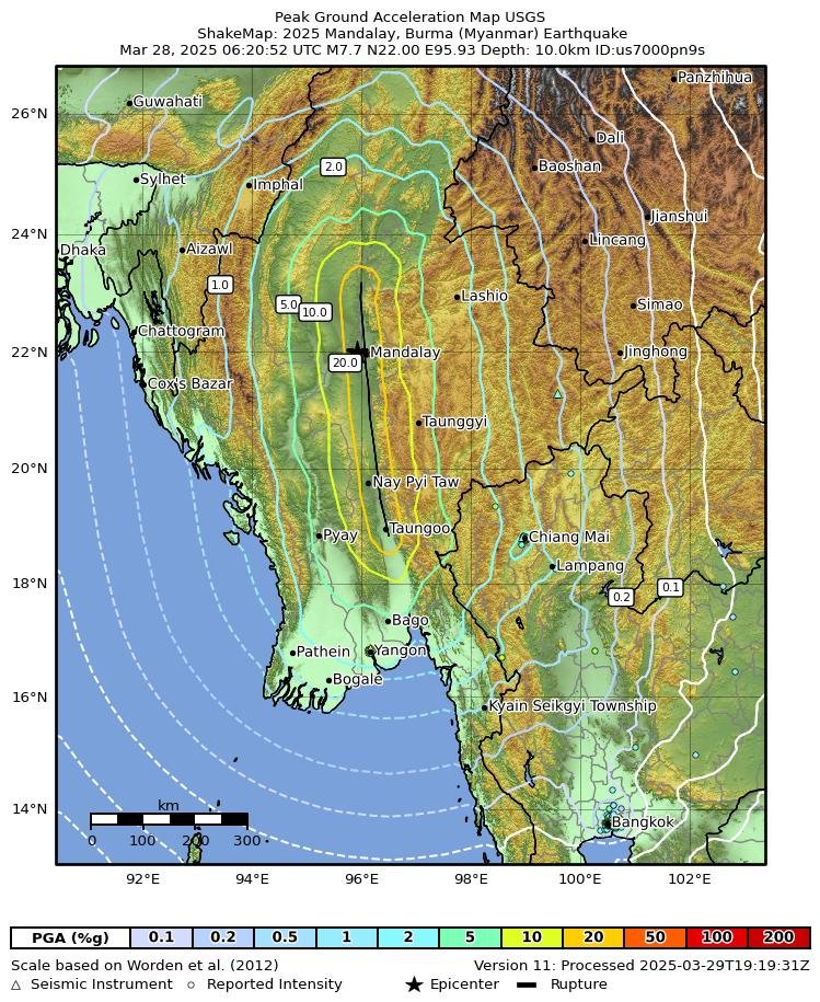 Seismic Analysis | 2025 Myanmar Quake — BUILDERA