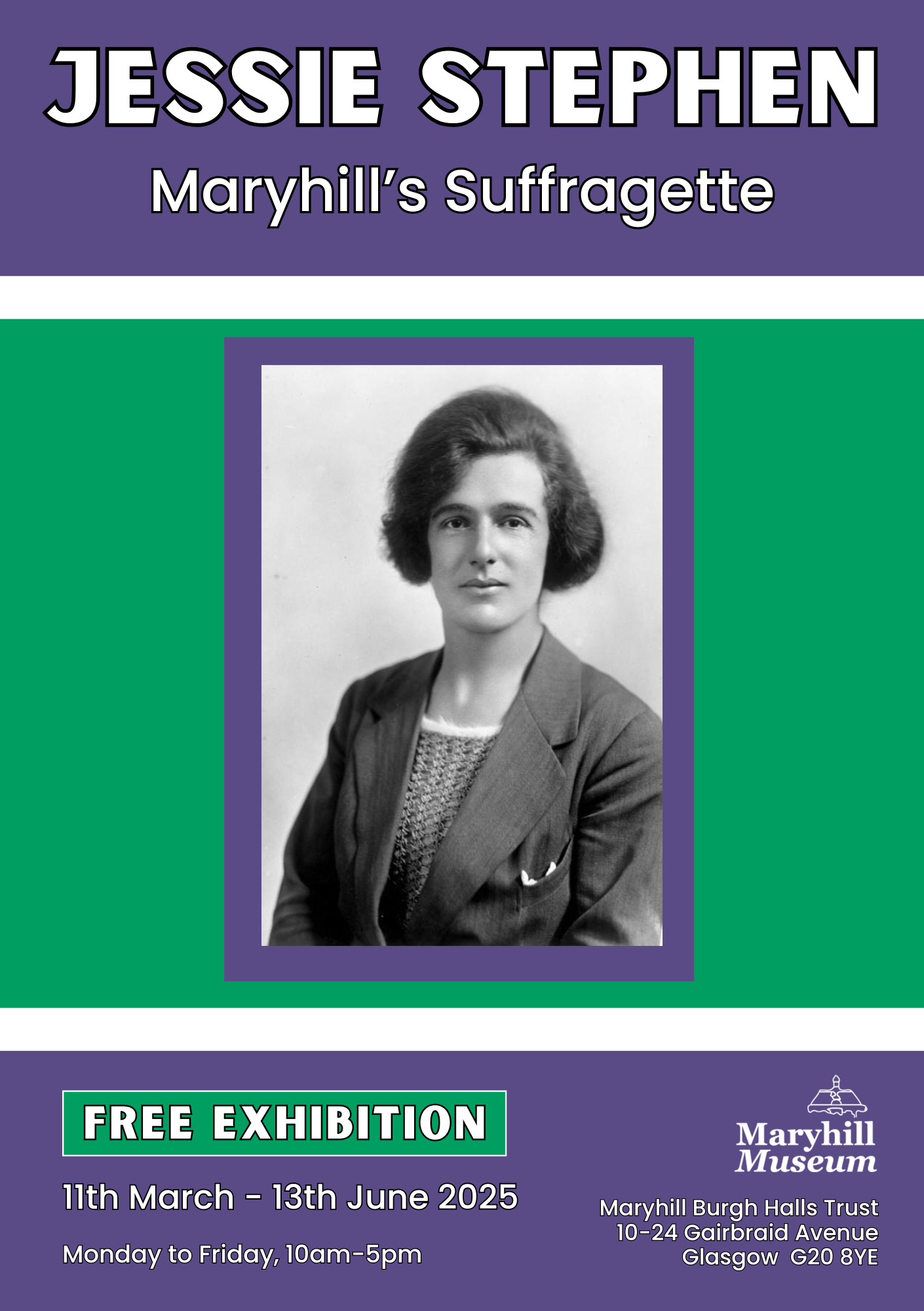 Maryhill Burgh Halls: Jessie Stephen