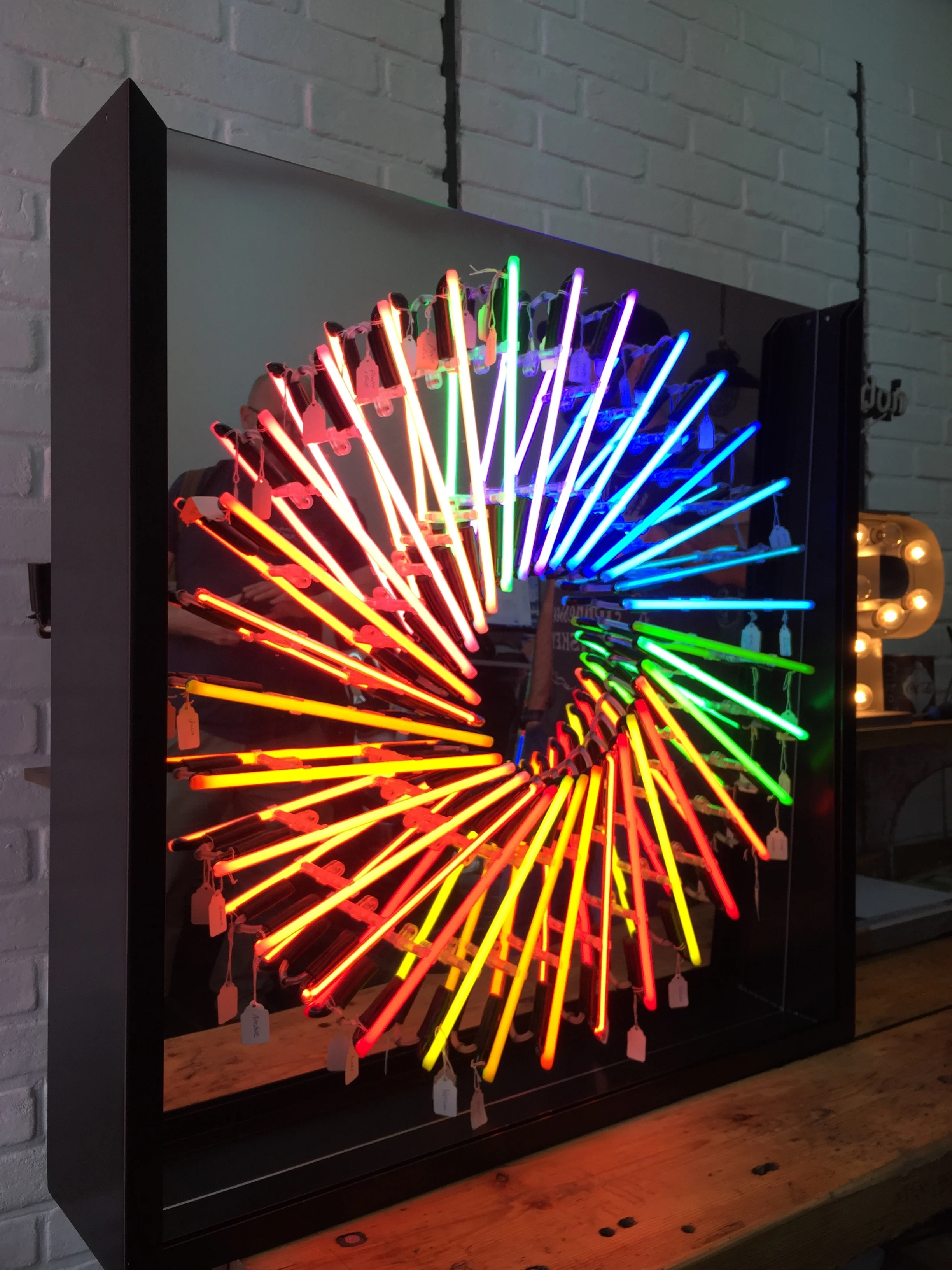 Neon art installation | Adam Booker