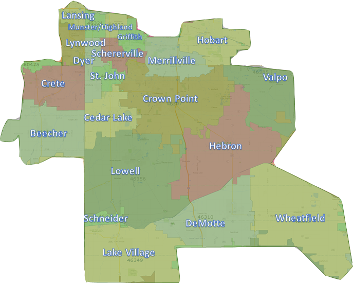 Service Area — Illiana Heating & Air Conditioning - Your Northwest ...