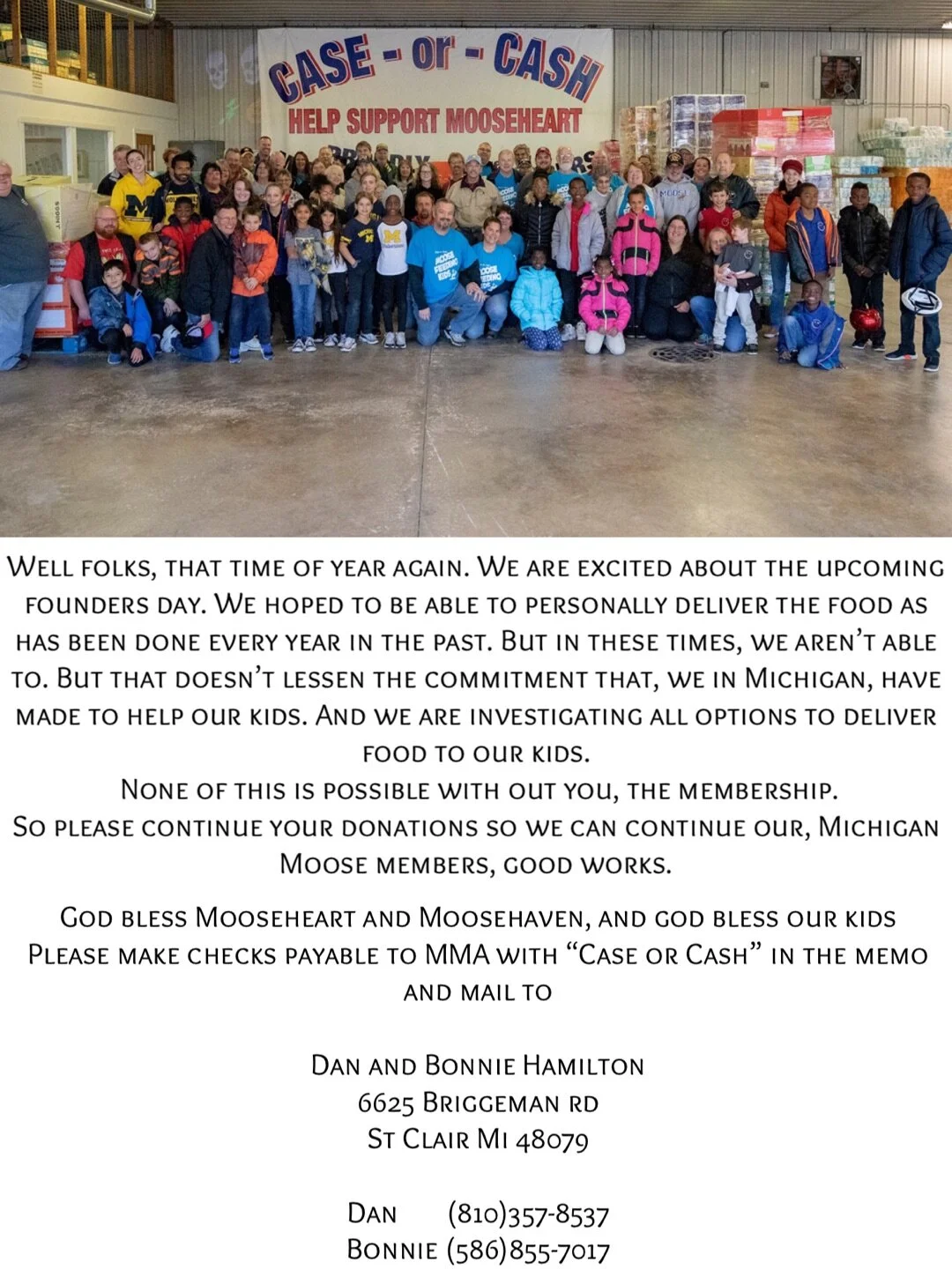 Welcome Page — Michigan Moose Association
