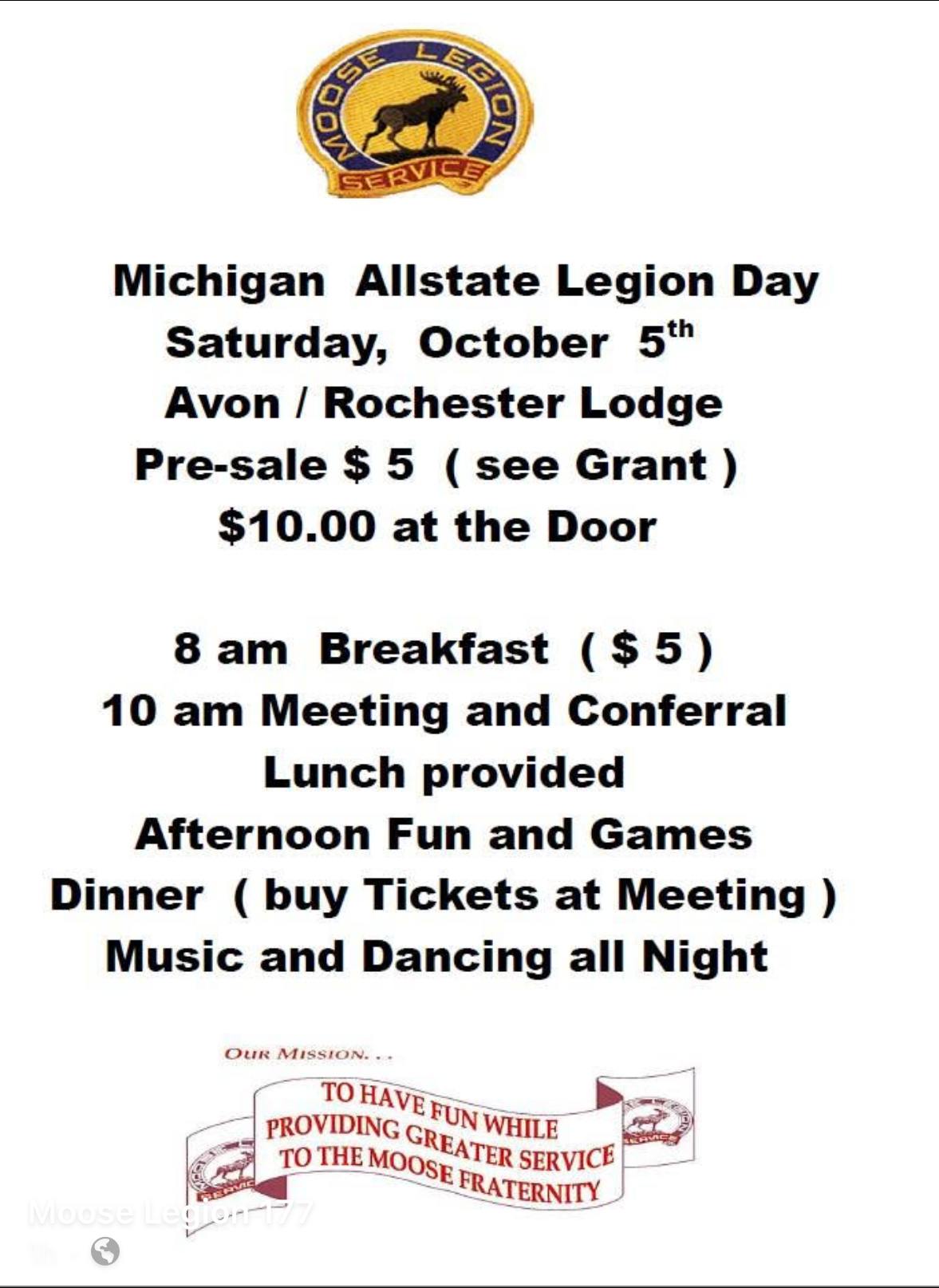 Store 1 — Michigan Moose Association