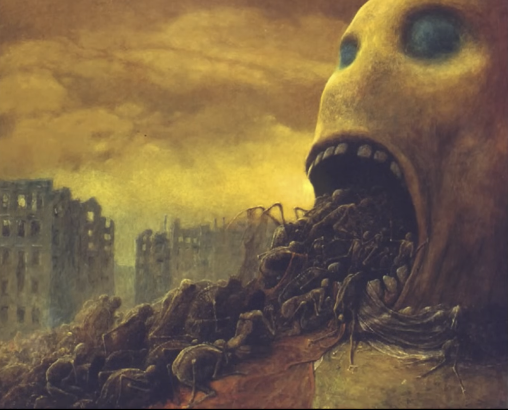 Zdzislaw Beksinski - Polish Horror Painter and Photographer — Studio Q ...