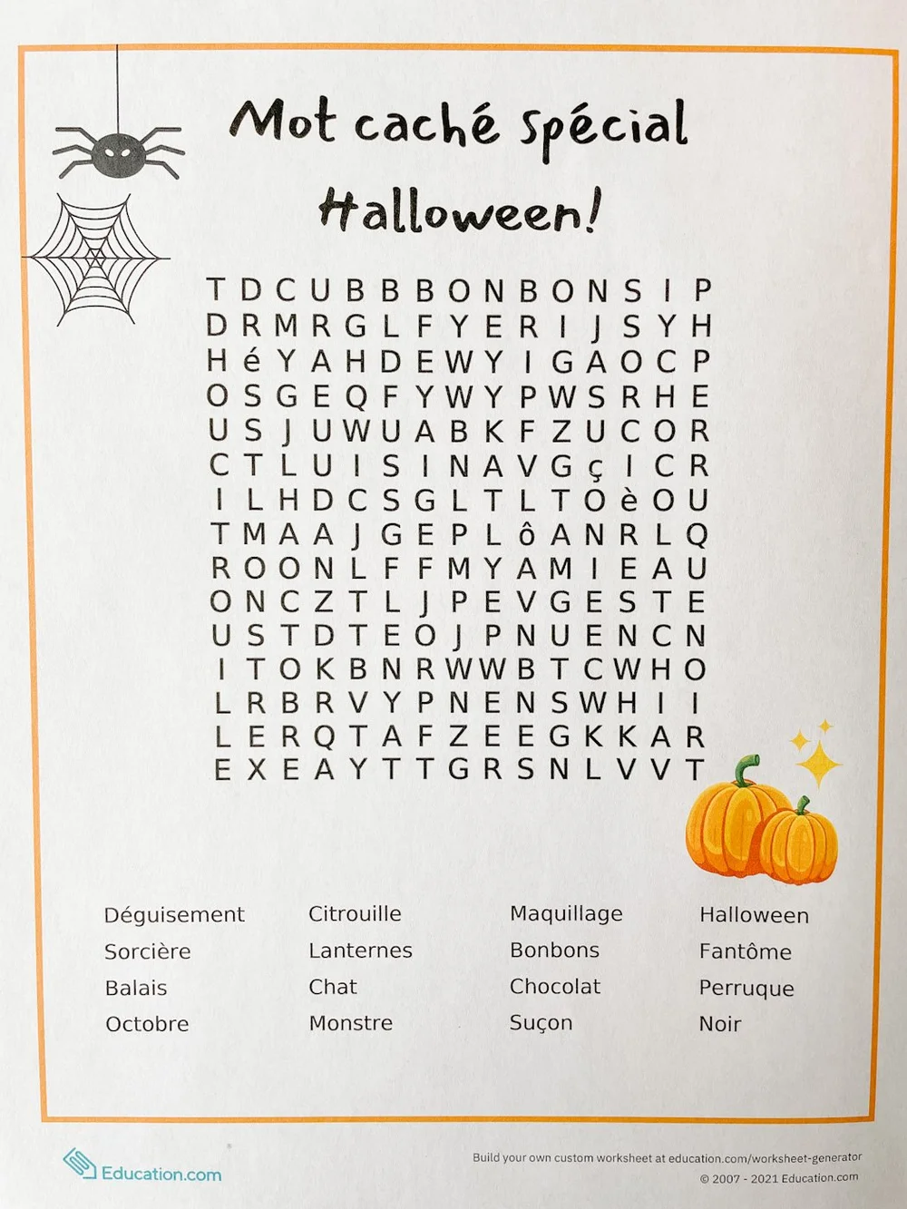 Mot caché - spécial Halloween — Je suis une maman | Blogue pour les ...