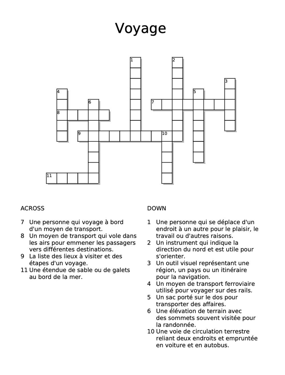 Des mots croisés pour enfants à télécharger et imprimer GRATUITEMENT ...