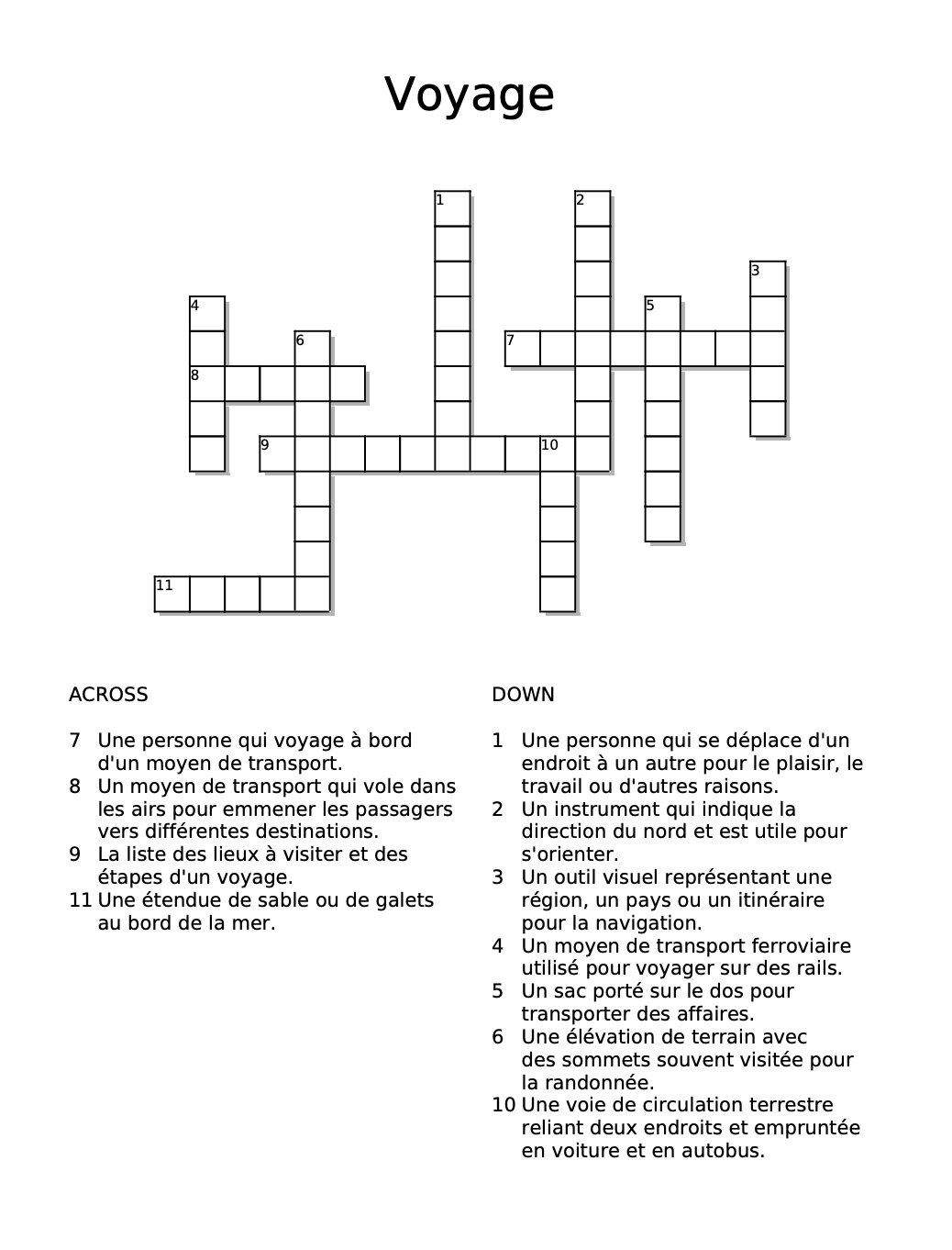 Des mots croisés pour enfants à télécharger et imprimer GRATUITEMENT ...