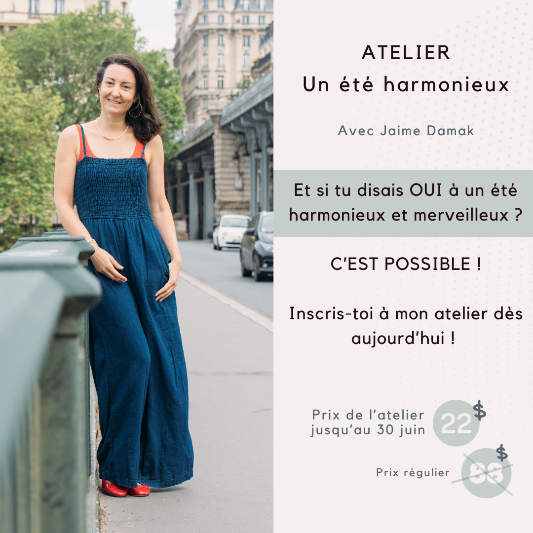 Atelier : un été harmonieux — Je suis une maman | Blogue pour les ...