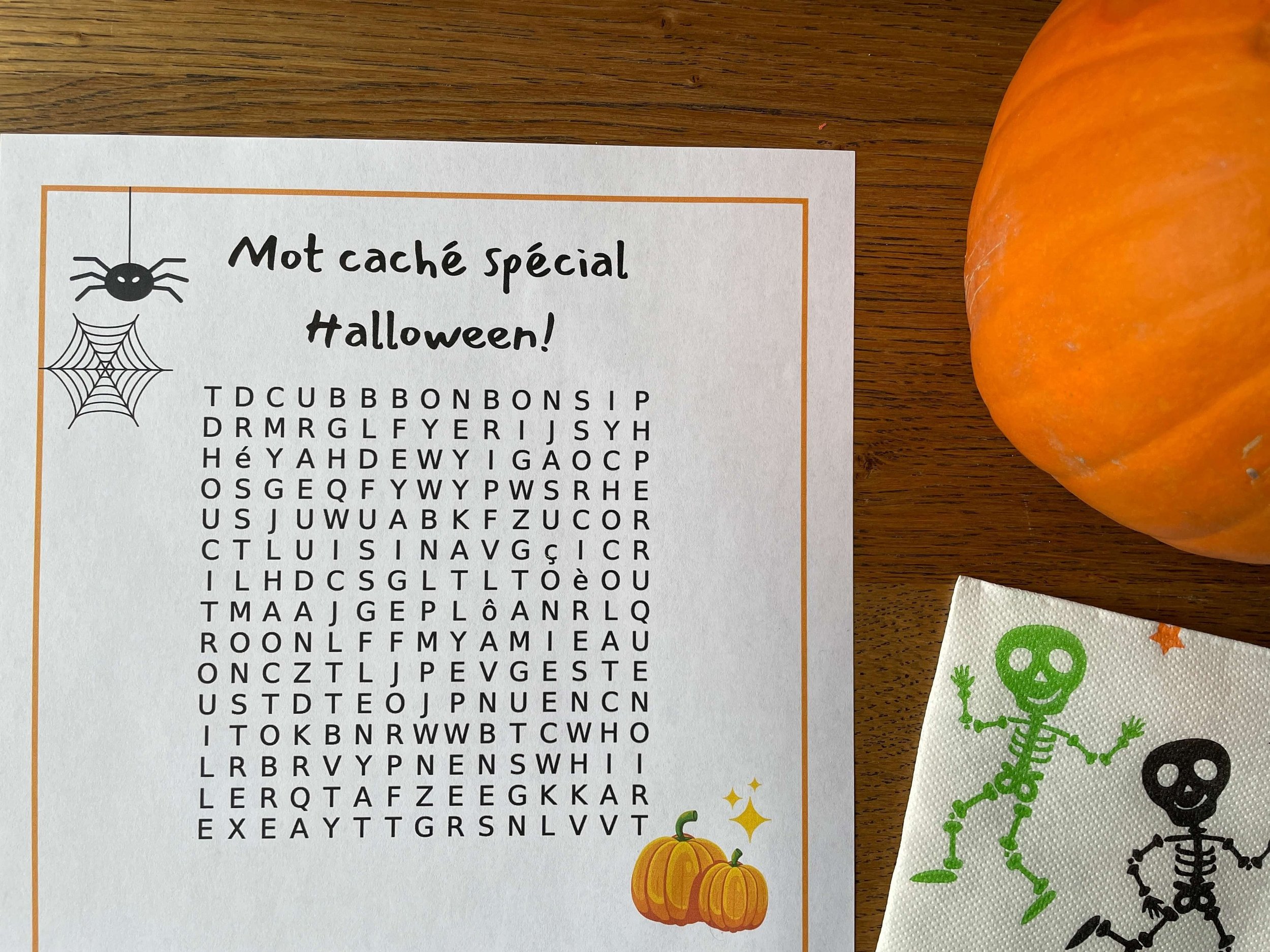 Mot caché - spécial Halloween — Je suis une maman | Blogue pour les ...