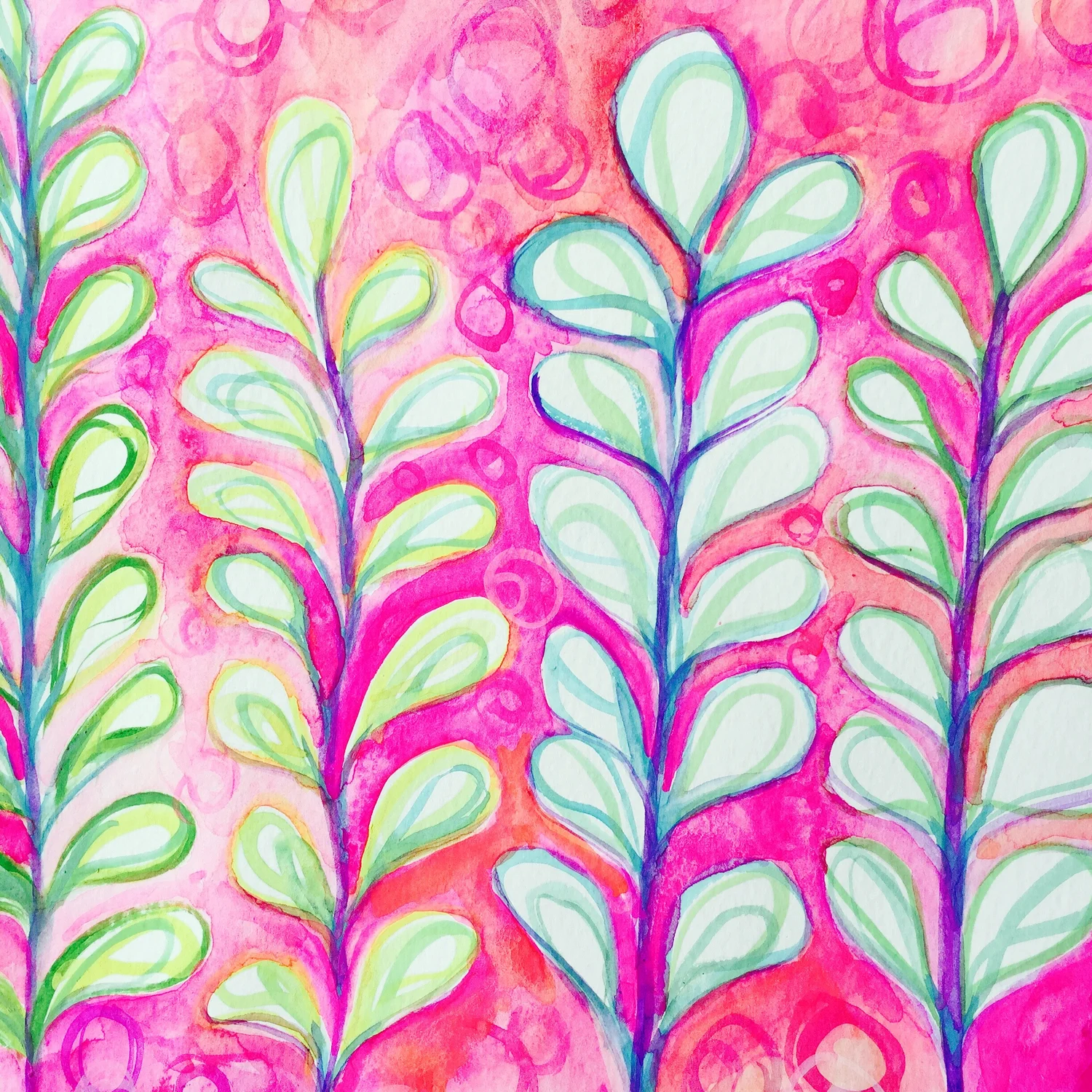 Variations on a leafy theme.