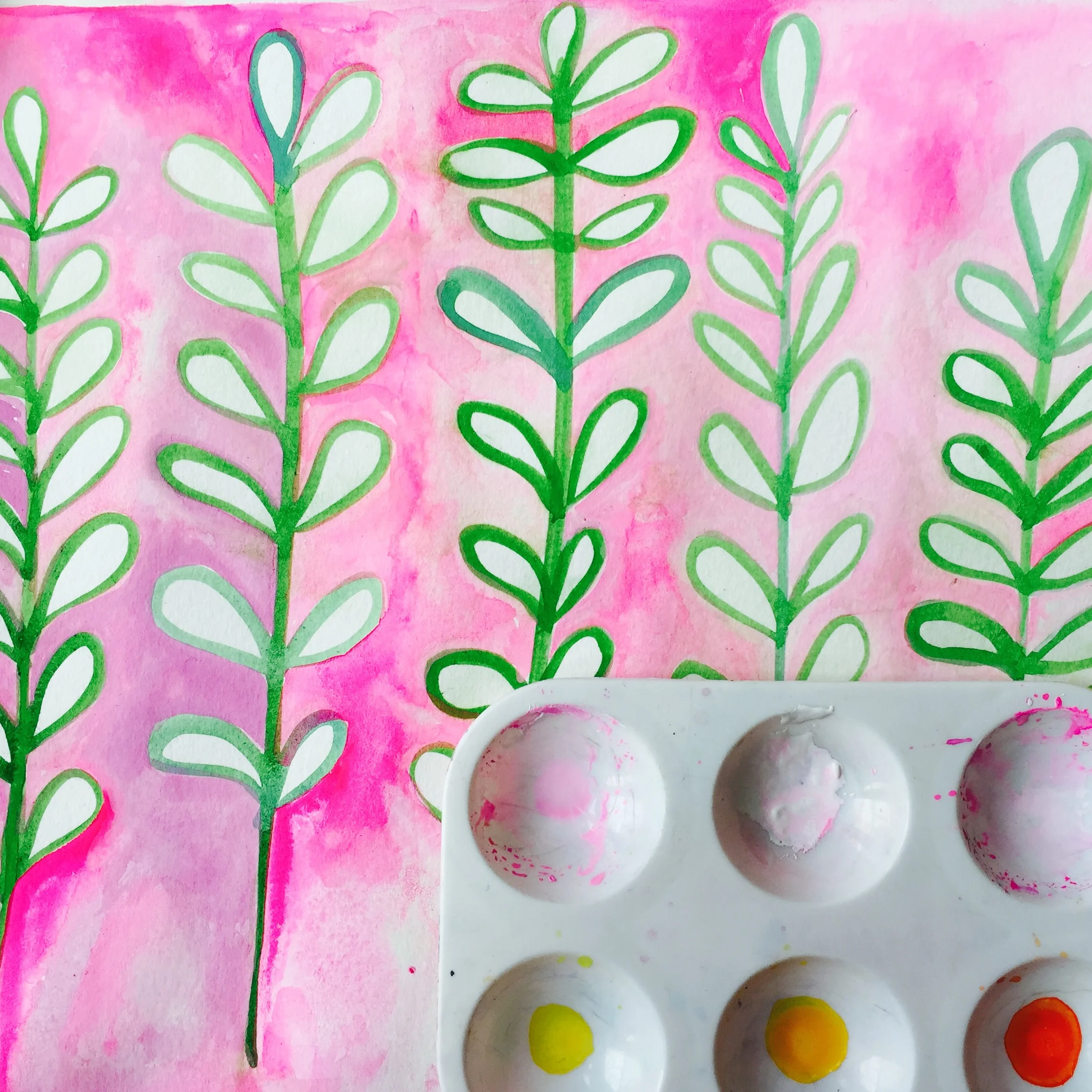 Variations on a leafy theme.
