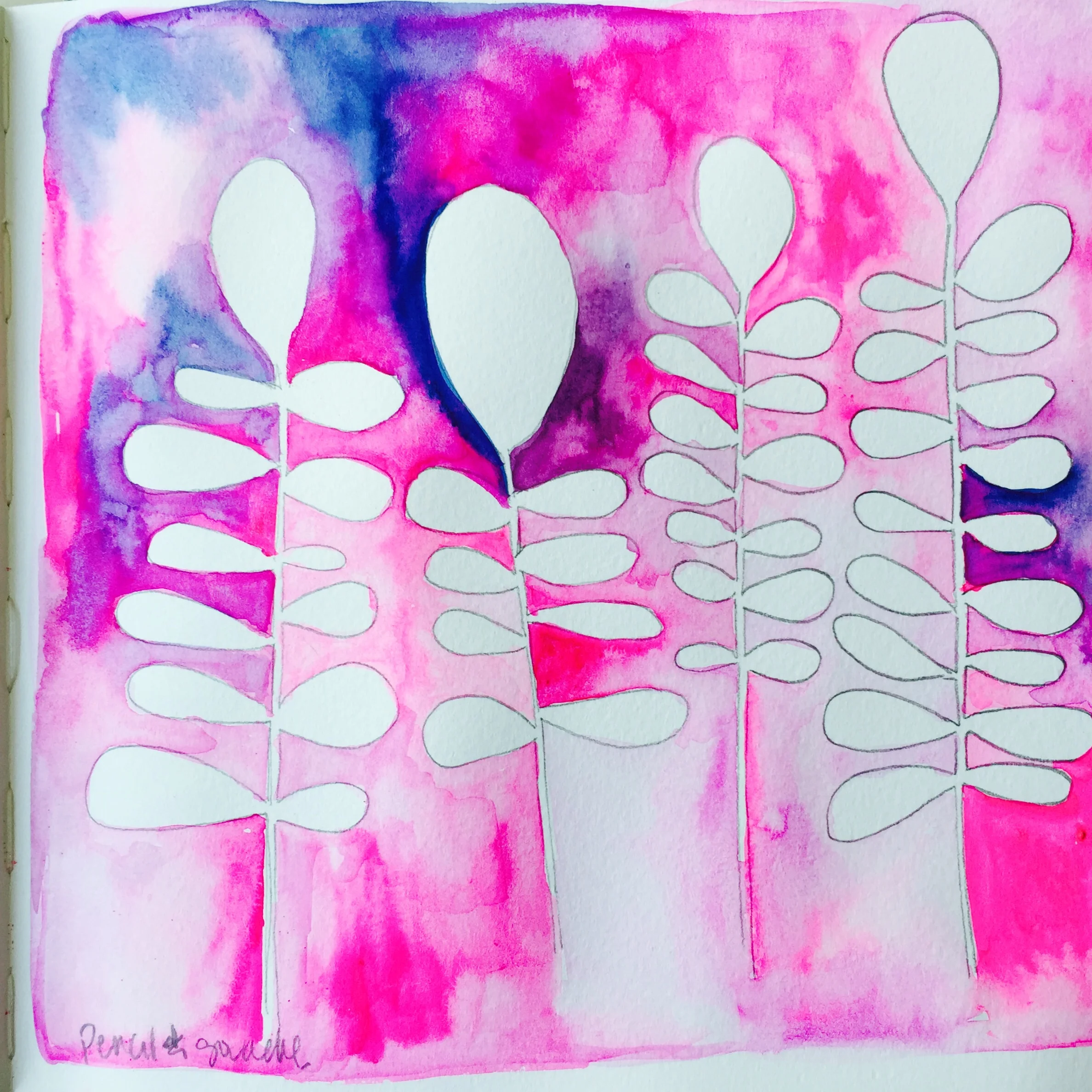 Variations on a leafy theme.