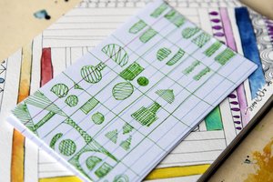 Drawing Block Letters A-Z & Playing With Negative Space