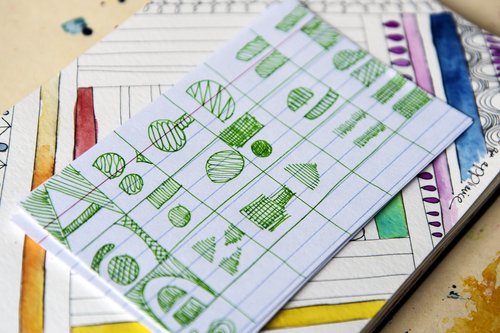 Drawing Block Letters A-Z & Playing With Negative Space