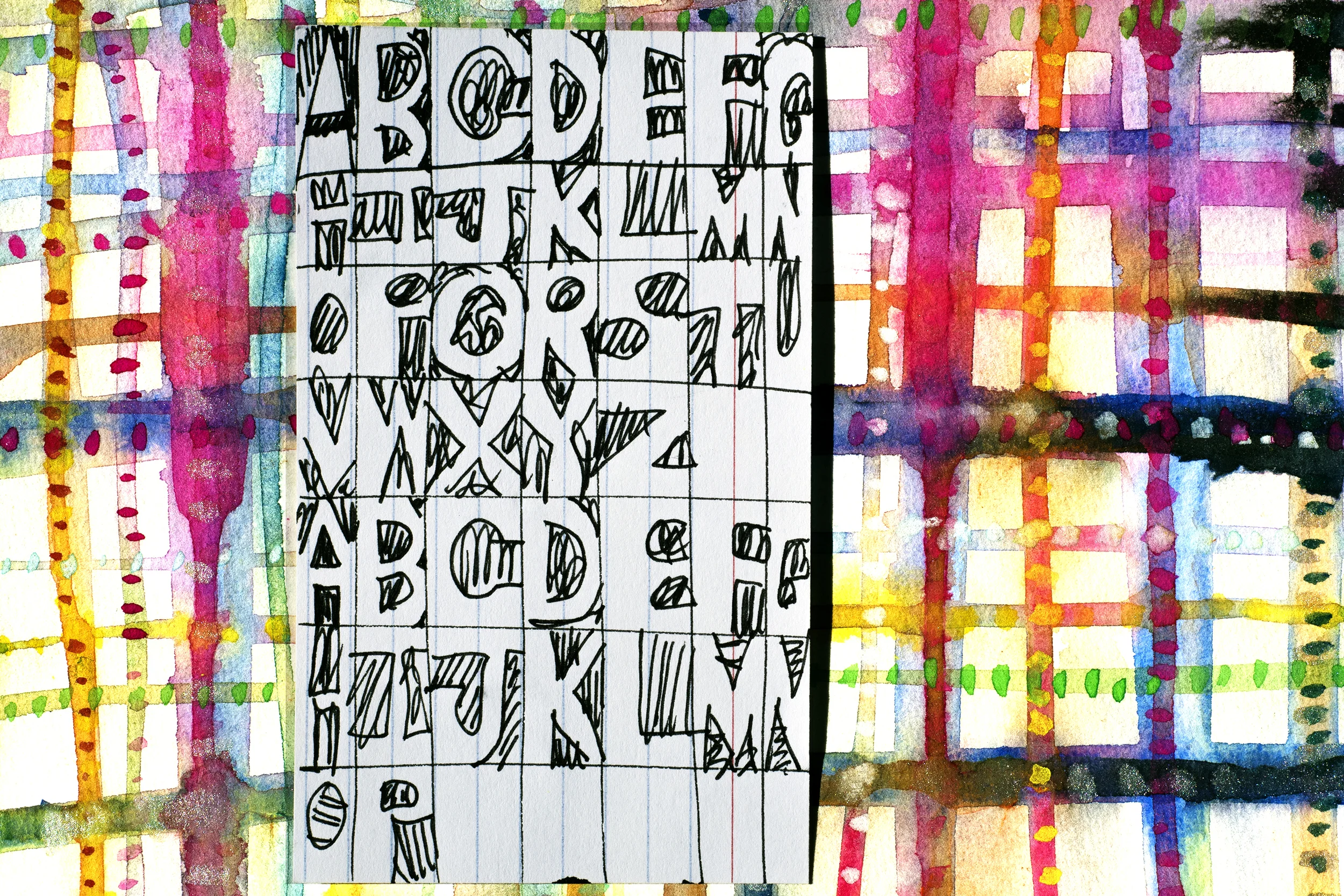 How to Draw Block Letters A-Z