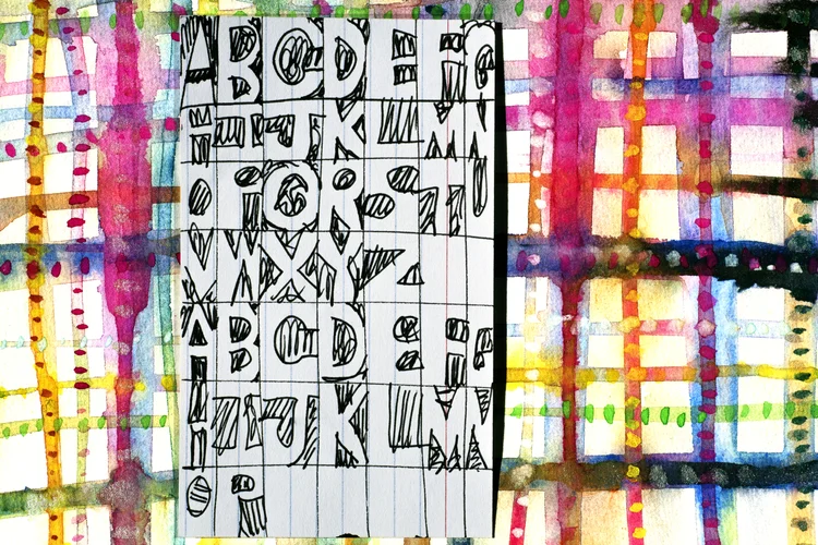 How to Draw Block Letters A-Z