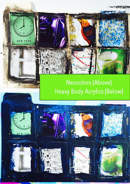 Tutorial: Make a Grunge Mixed Media Grid Collage